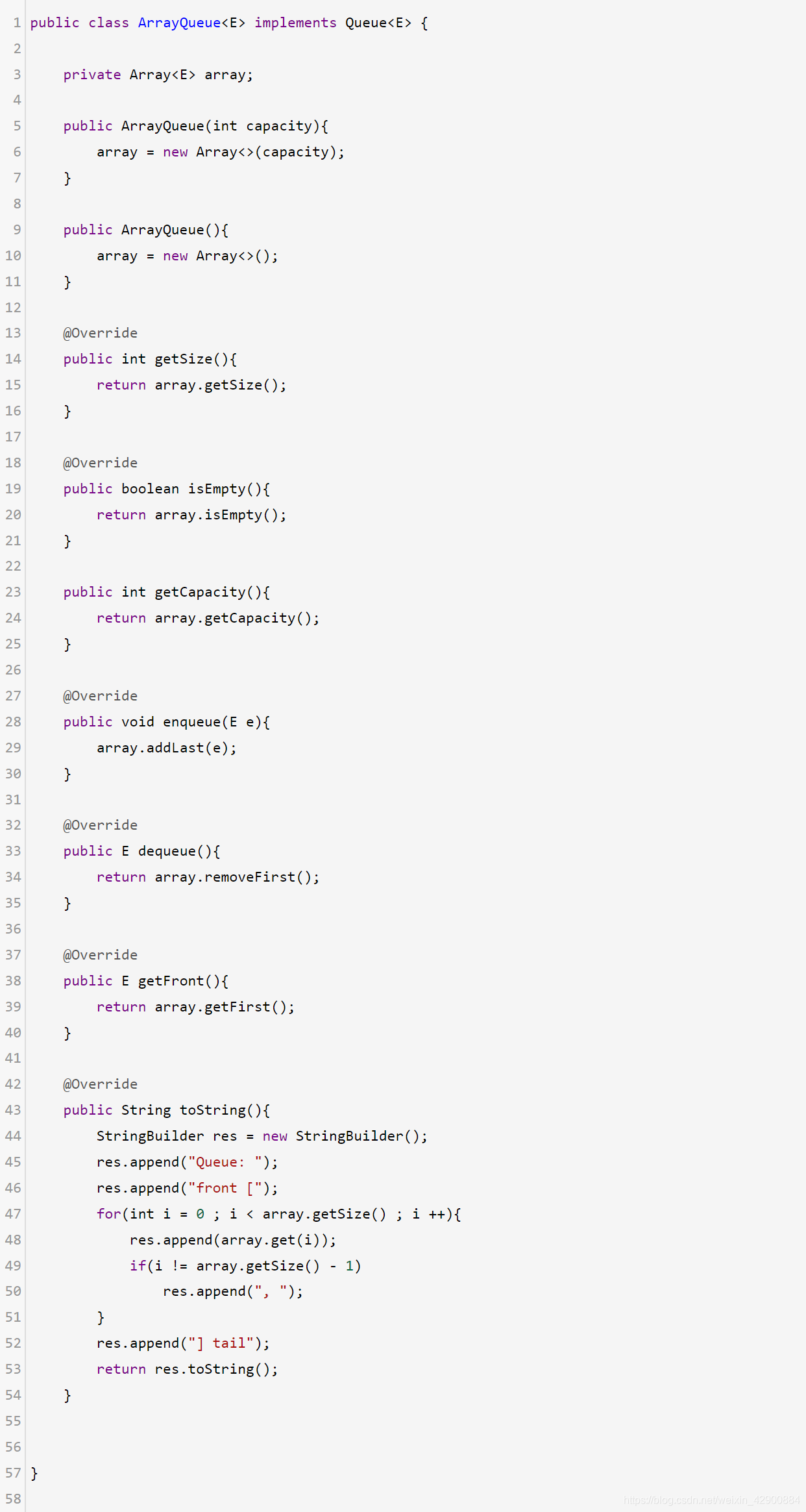 3 3 队列:数组队列arrayqueueenarrayqueue Csdn博客