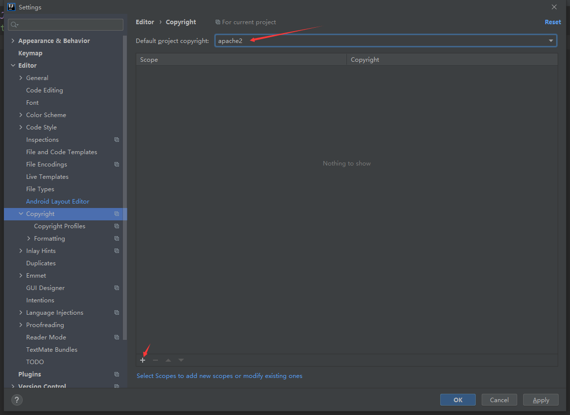 idea自动添加版权许可证信息_idea license设置-CSDN博客