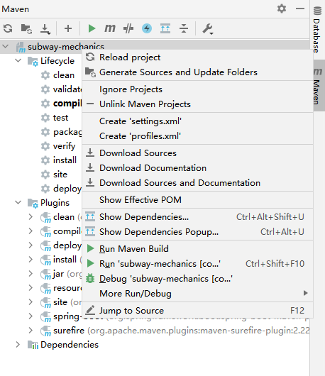 IDEA中 Maven Plugins 里的插件报错问题_full component analysis cannot be performed until -CSDN博客