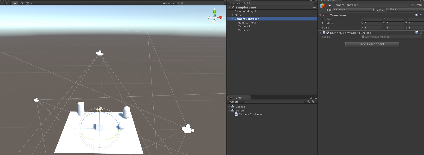 Unity多个摄像机之间的切换_unity场景摄像机跳转-CSDN博客
