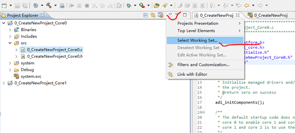 CrossCore Embedded Studio——导入一个已有的工程及项目管理简述（四）_crosscore embedded studio 导入工程-CSDN博客