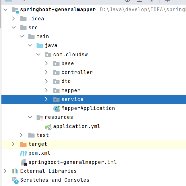 一看就会一学就废之SpringBoot整合通用Mapper以及常用方法_springboot mapper-CSDN博客