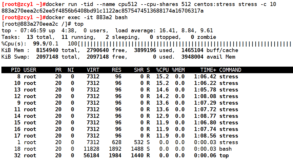 Docker容器 Cgroup资源分配（CPU和内存资源分配）_cpu、ram等资源可通过cgroup进行分配-CSDN博客
