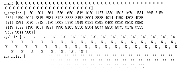 [代码复制可用]wfdb查看ECG信号MITBIH数据库_lilibiu的博客-CSDN博客