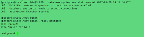 linux下启动数据库的时候，waiting for server to start....stopped waiting pg_ctl:could not start server ...