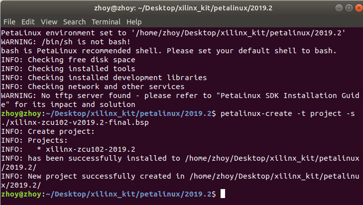 VIVADO开发笔记：petalinux2019.2安装与创建工程_petalinux 2019.2-CSDN博客