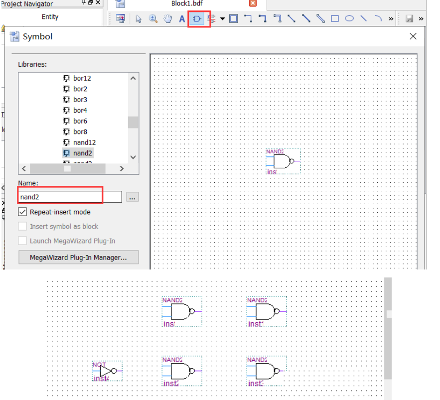 Quartus-II实现D触发器的三种方式_用与非门实现d触发器-CSDN博客