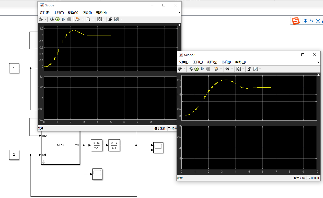 m文件与simulink文件联合）MATLAB 模型预测控制（MPC）工具箱的使用_simulink和m脚本结合实例-CSDN博客