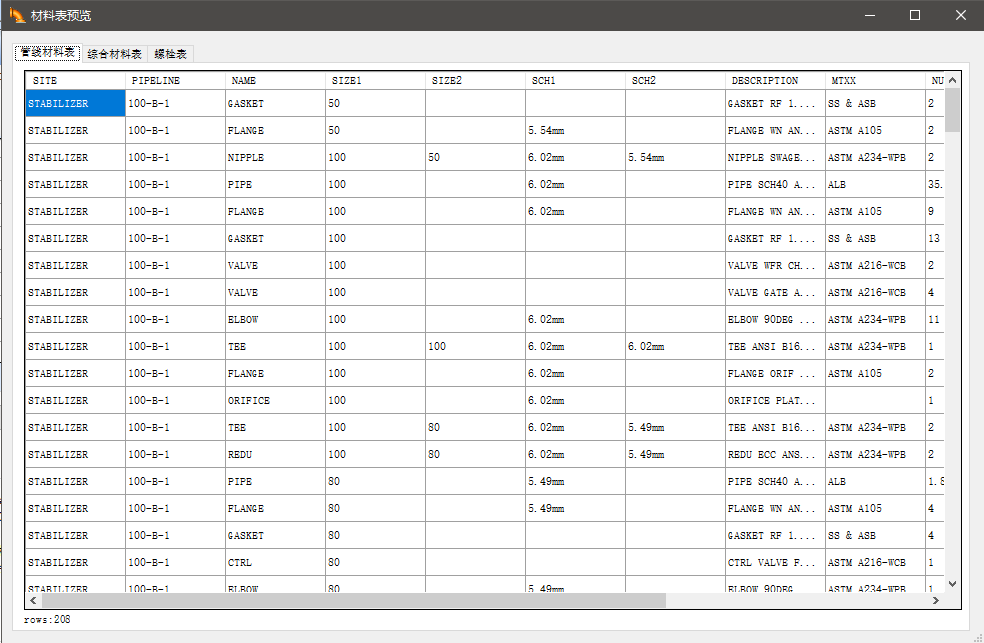 PDMS Pipeline Tool 教程（三）：材料表_pdms管道等级下的材料-CSDN博客