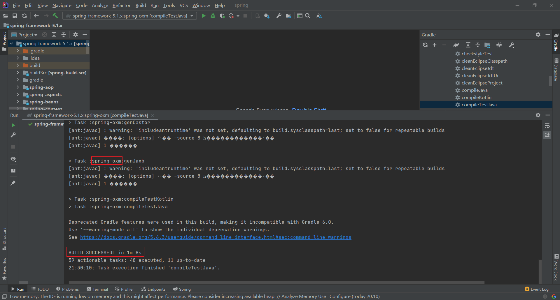 spring-framework-5.1.x 源码编译 环境搭建 [ idea:2020.1 ]_idea编译spring5源码-CSDN博客