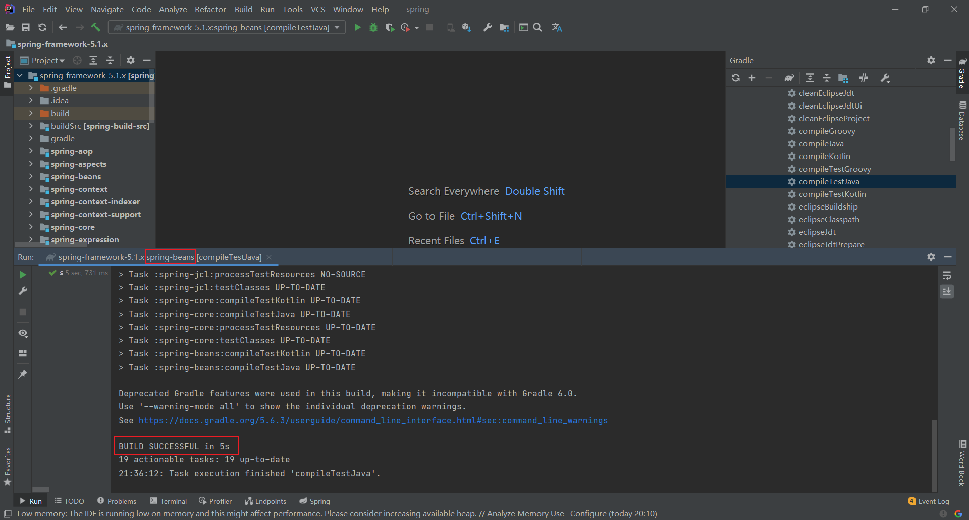 spring-framework-5.1.x 源码编译 环境搭建 [ idea:2020.1 ]_idea编译spring5源码-CSDN博客