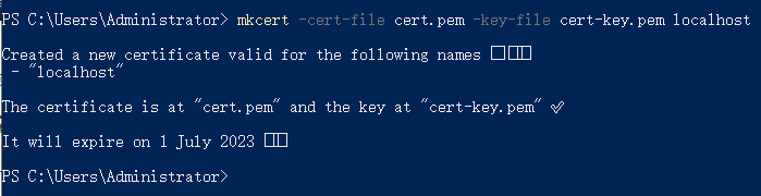 window 安装使用mkcert_mkcert windows安装-CSDN博客