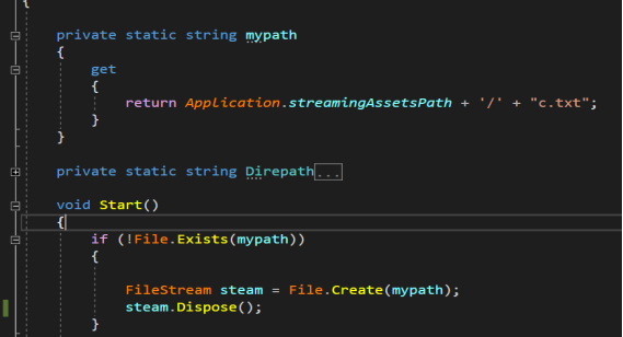 unity IO流对文件的操作_unity fileinfo-CSDN博客