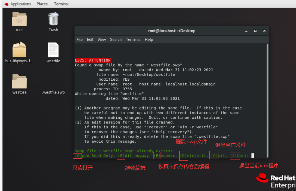 vim异常退出的处理方式及编辑多个文件_管理员错误使用了vim使得异常退出-CSDN博客
