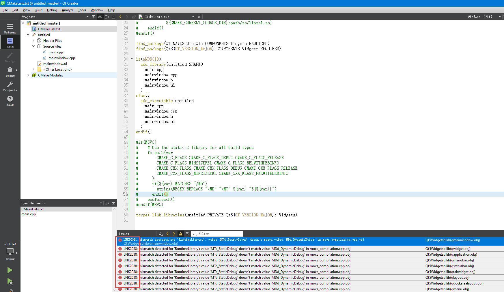 Qt5.15静态编译+CMake构建+MSVC_msvc cmake 编译_姚文洲的博客-CSDN博客