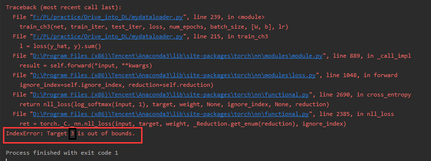 解决错误“IndexError: Target 5 is out of bounds.“-CSDN博客