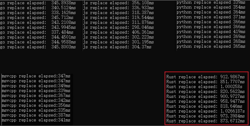 Rust 正则表达式库性能问题（多种语言正则性能测试)_rust regular expression-CSDN博客