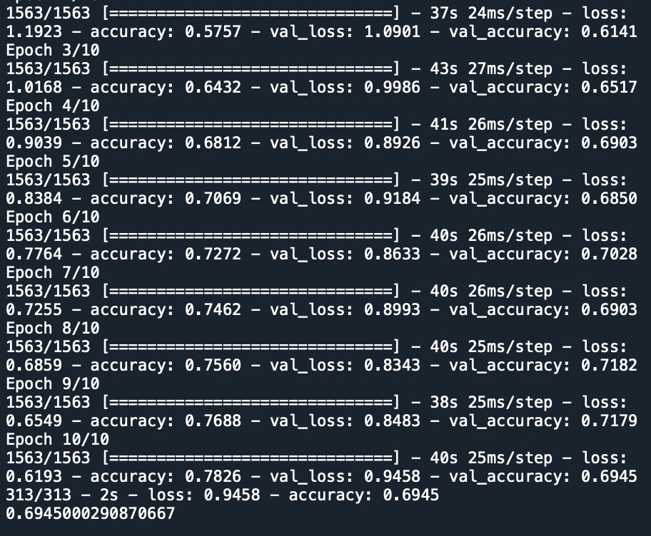 【tensorflow】使用CNN模型对cifar10数据集进行简单分类_cifar-10是计算机视觉领域中的 个重要的数据集。使用任意的网络模型对cifar-10-CSDN博客