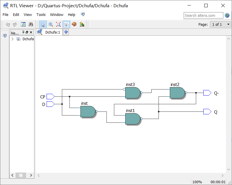 Quartus II 13.1和Modelsim的安装和第一次使用(D触发的编译)_modelsim 13.1-CSDN博客