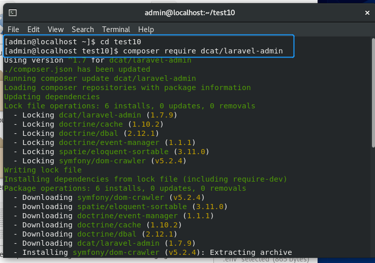 零基础安装、启动Dcat-Admin框架_dcat admin-CSDN博客