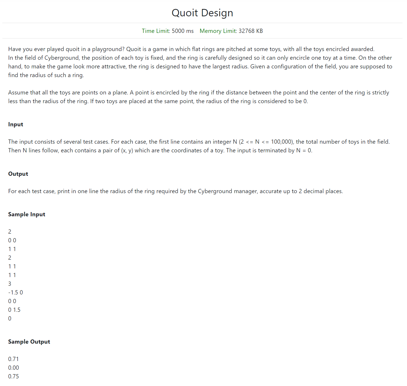Closest Pair of Points Problem（最近点对问题）-CSDN博客