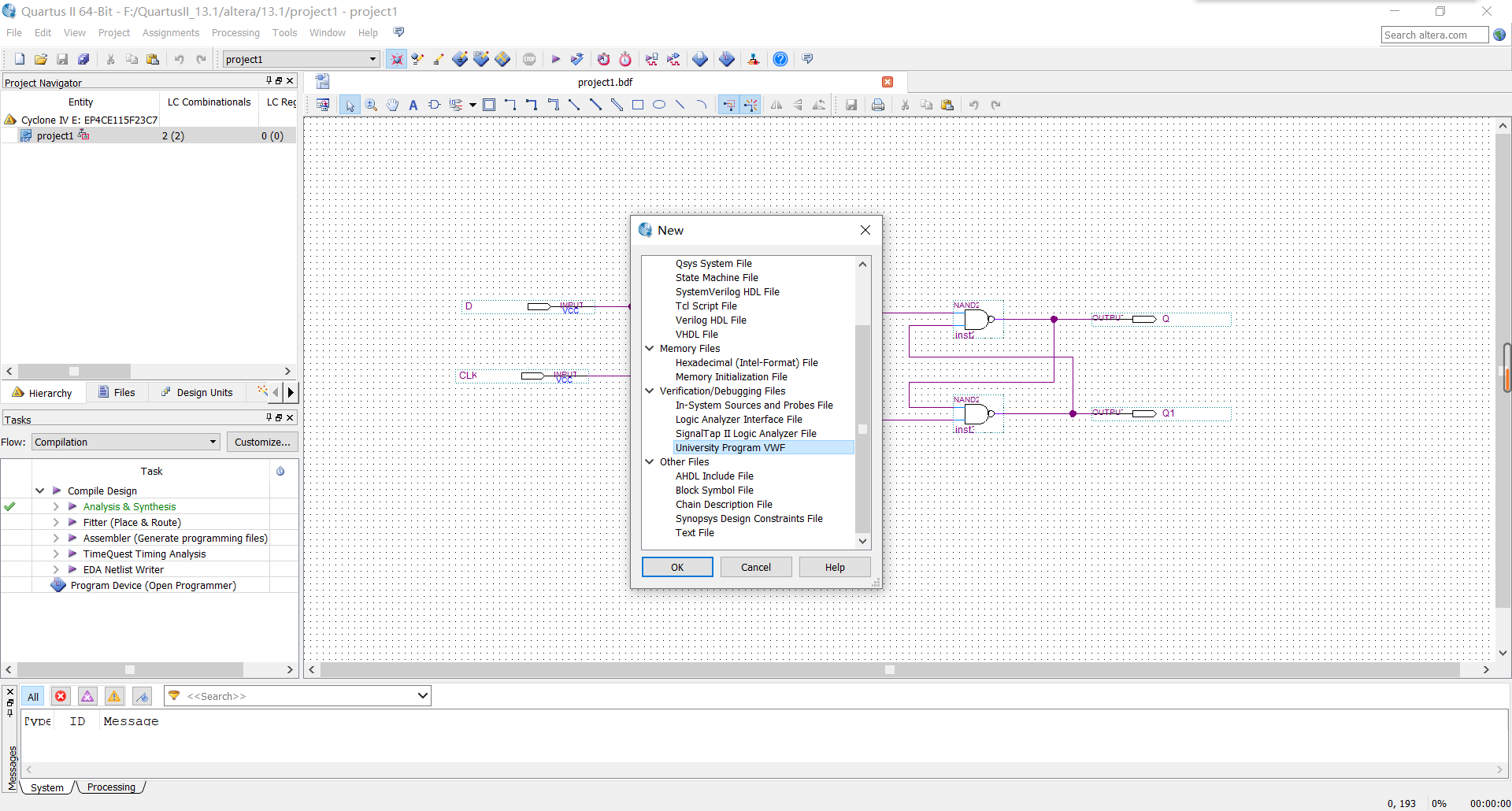 数字电路基础与Quartus-II入门_quartus怎么安放74ls_满足没有的博客-CSDN博客