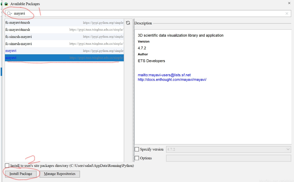 史上最简安装Mayavi教程_mayavi清华源-CSDN博客