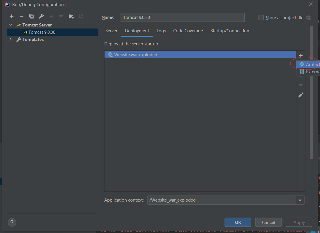 IDEA2020.2.2配置启动Tomcat步骤，及出现没有artifacts和jsp.jar、servlet.jar的问题解决_idea部署web工程到tomcat里没有jsp文件夹-CSDN博客