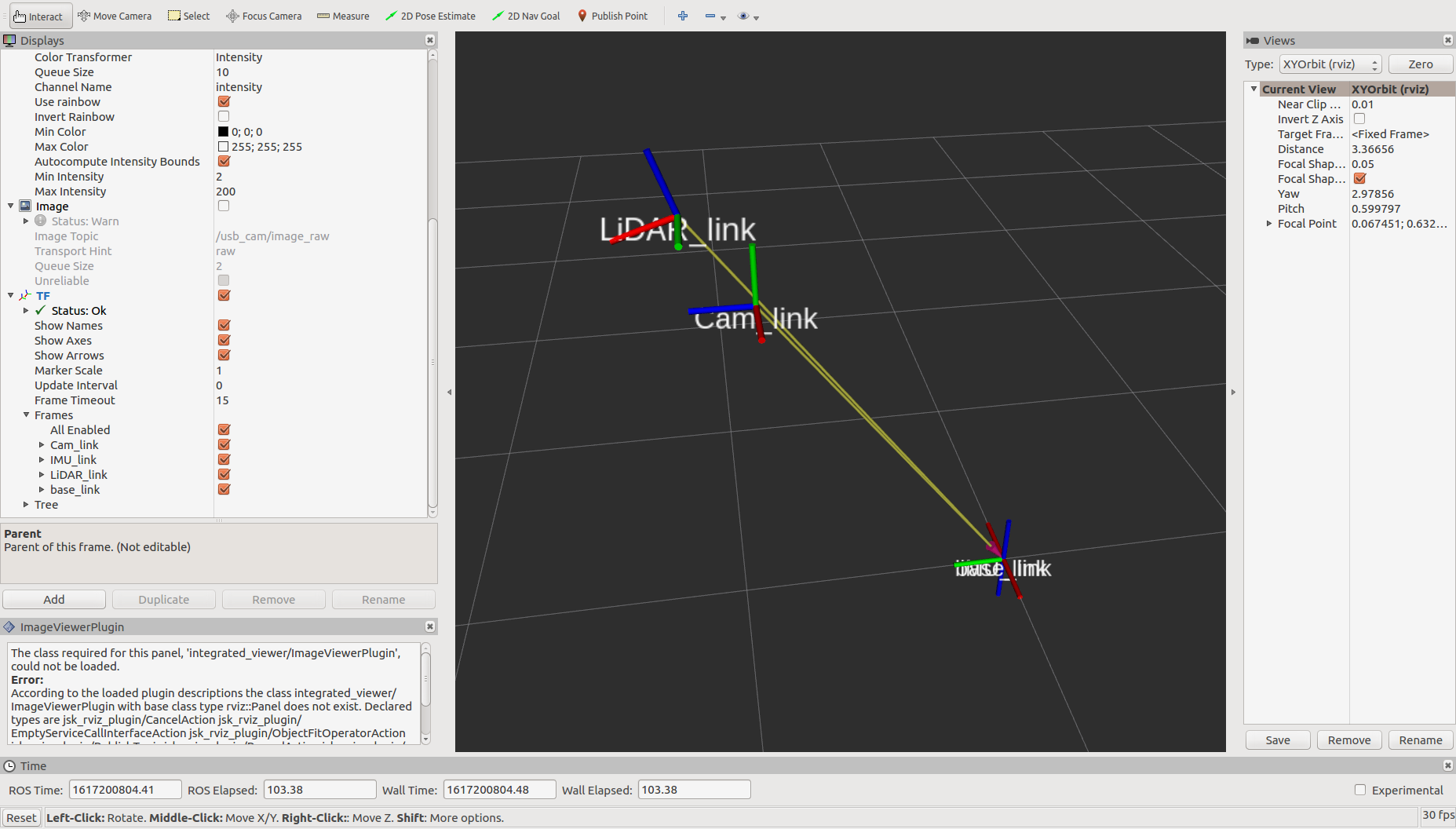 ROS下TF坐标转换实战（一）——发布多个传感器坐标系_rabbit_flowers的博客-CSDN博客