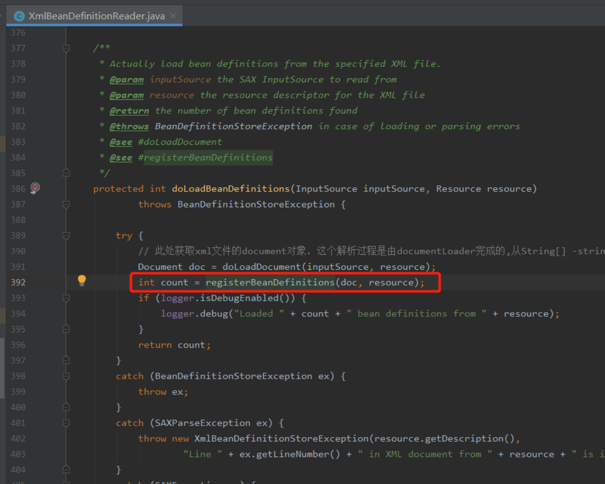 spring配置文件加载 loadBeanDefinitions分析-CSDN博客