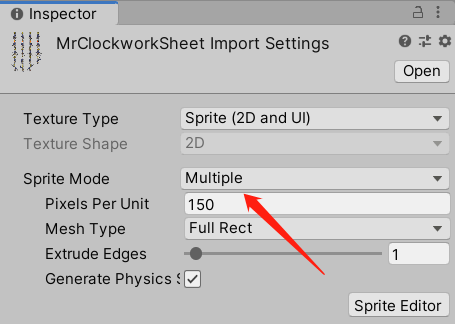 [Unity2D/笔记]切割2D角色动作_2d角色逐帧图如何裁切-CSDN博客