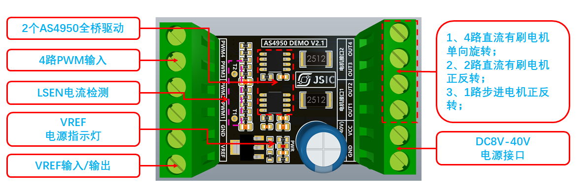 AS4950全桥(H桥)直流有刷电机驱动 2相4线步进电机驱动 替代L298N【附开源设计资料】_as4950中文资料-CSDN博客