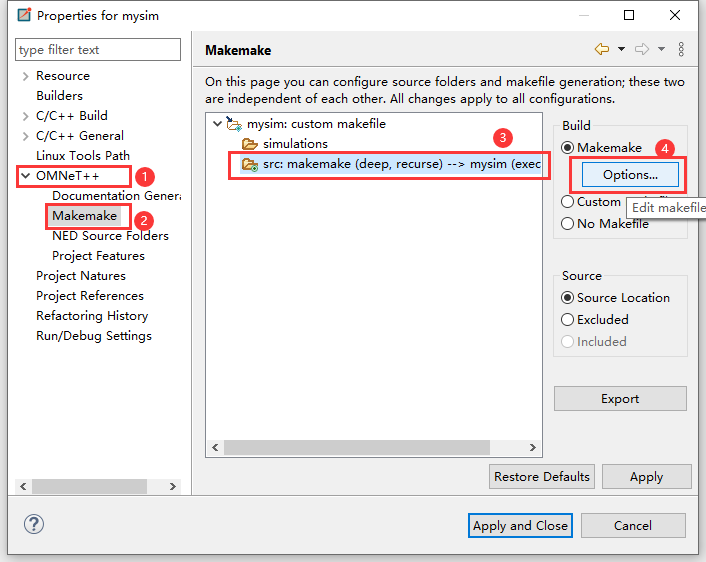 车联网仿真学习——OMNet++建立新工程并与INET和veins建立连接_omnet inet下新建项目-CSDN博客