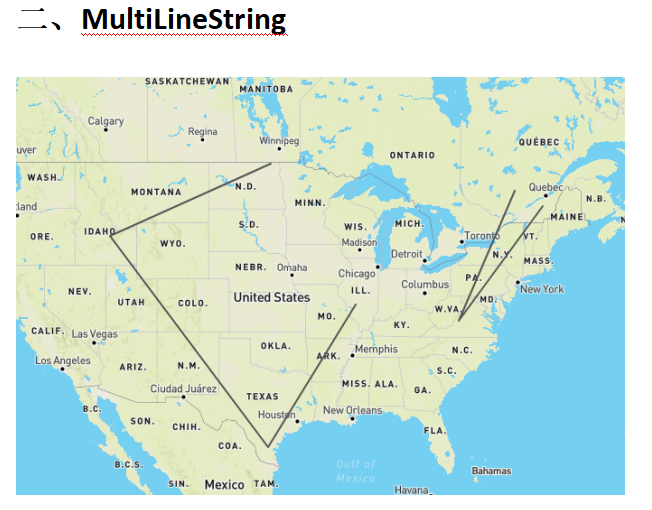 MultiPolygon MultiLineString MultiPoint geometry数据格式-CSDN博客