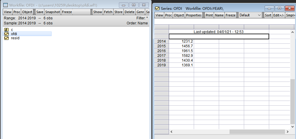 EVIEWS年度数据转化为季度数据-CSDN博客