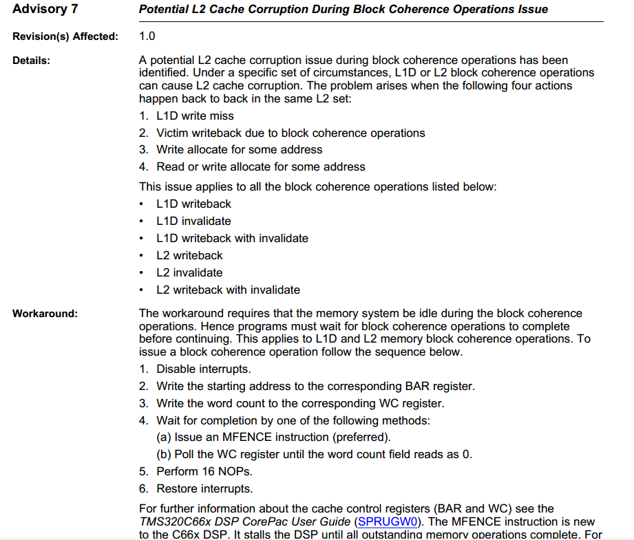 DSP 6678 多核CACHE一致性操作_ti6678 cache寄存器-CSDN博客