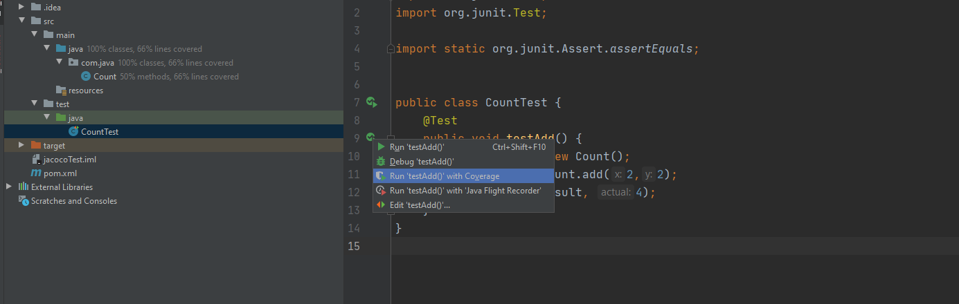 Java单元测试jacoco IDEA使用教程（配合JUnit）_jacoco使用教程-CSDN博客