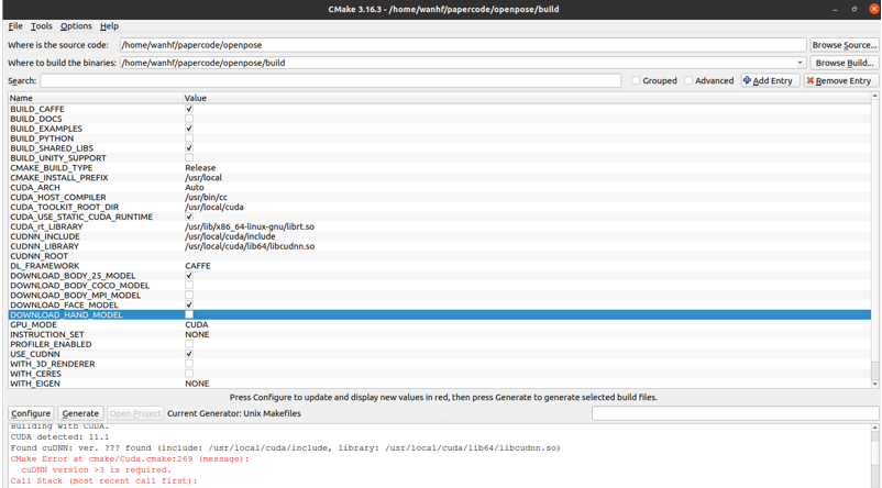 Ubuntu20 0 中 Openpose环境搭建 Csdn博客
