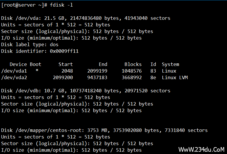 linux服务下挂在硬盘_将vda2扩容-CSDN博客