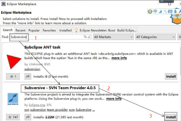 Eclipse安装svn插件及使用详细步骤 Eclipse Svn Connectors Csdn博客