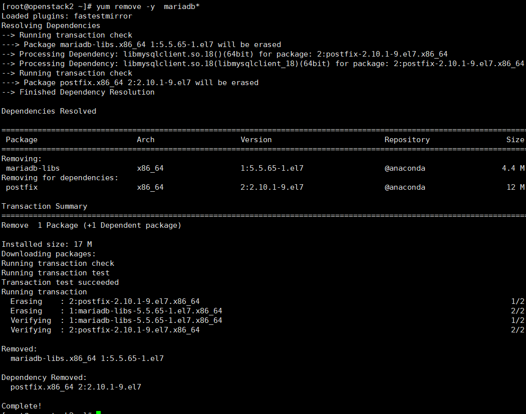 Openstack基础环境配置（二）：数据库服务器及其配置_linux安装mariadb相关软件包，创建openstack的数据库配置文件-CSDN博客