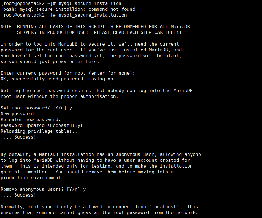 Openstack基础环境配置（二）：数据库服务器及其配置_linux安装mariadb相关软件包，创建openstack的数据库配置文件-CSDN博客