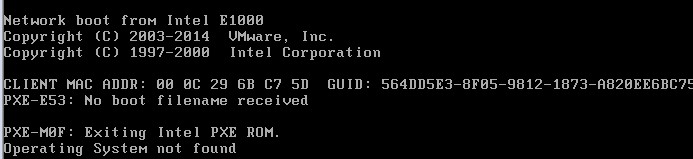 VMware 14安装Centos7 报错：Network boot from Intel E1000-CSDN博客