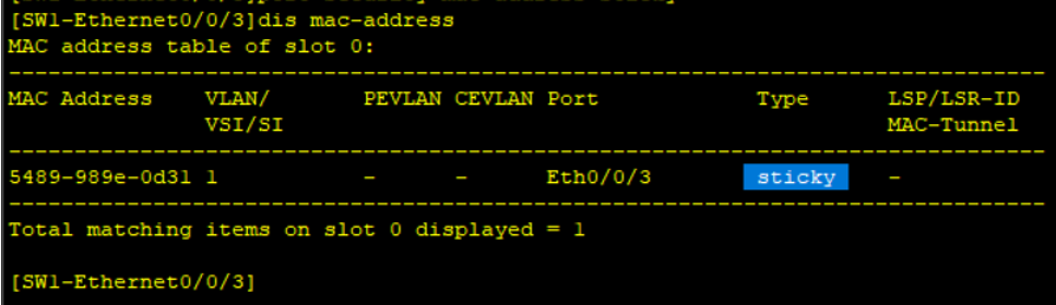 华为端口安全_mac-limit maximum-CSDN博客
