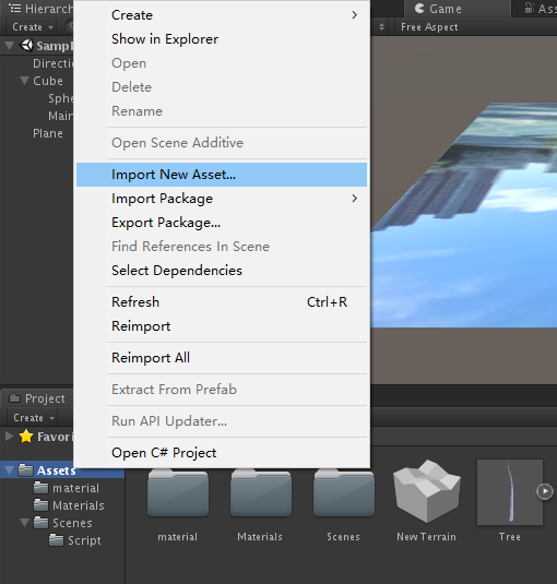 unity3D（三）创建一个代码文件控制物体运动_新建一个3d unity项目,创建一个plane和一个cube,编写脚本文件move.cs,通过w,-CSDN博客