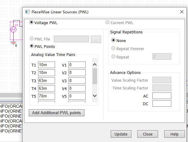 Pspice中分段线性电流源/电压源创建 IPWL VPWL多于8个点 stmfile-CSDN博客