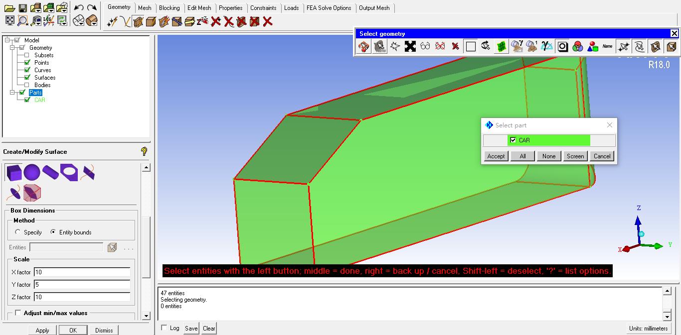 ANSYS ICEM CFD三维结构网格生成实例——汽车外流_icem中开动-CSDN博客