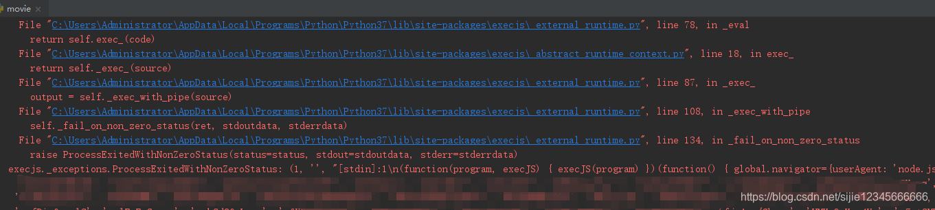 第一次使用python Execjs模块出现的问题记录nodejs V8 Runtime Is Not Available On This Syst Csdn博客