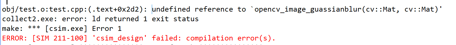 HLS报错解决方法（csim_design failed）_error: [hls 200-70] cannot find any design unit to_不缺席的阳光的博客-CSDN博客