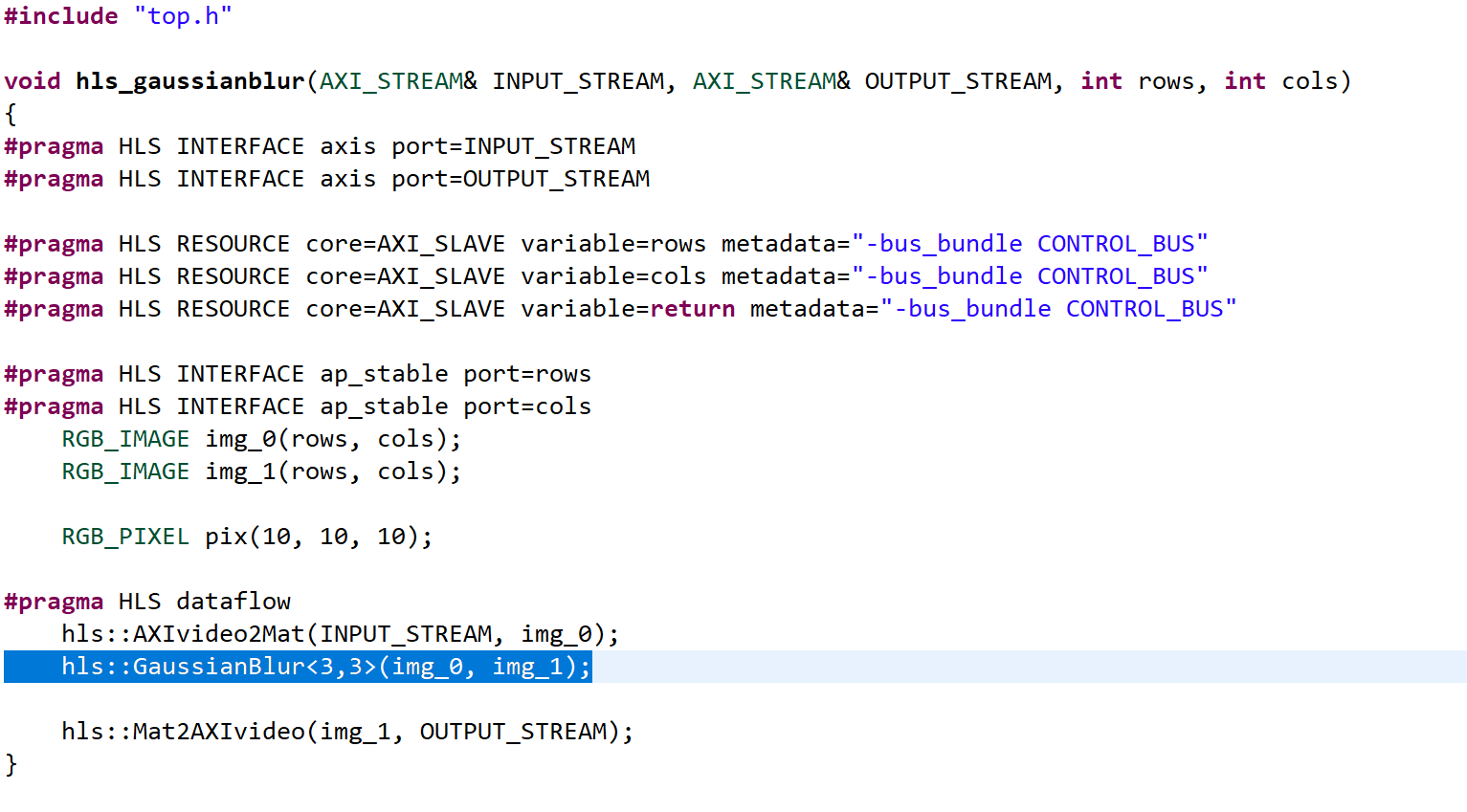 HLS OPENCV各函数使用方法_不缺席的阳光的博客-CSDN博客_hls使用opencv